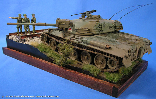 Completed Â» JGSDF Type 74 Main Battle Tank – FichtenFoo
