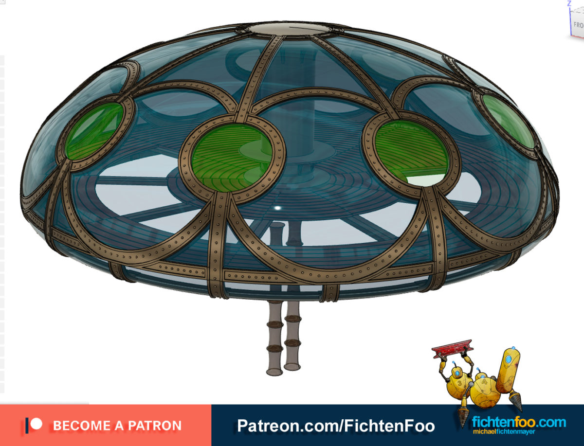 Bewildering JellyFish-Shaped Diving Bell (Files Only) – FichtenFoo