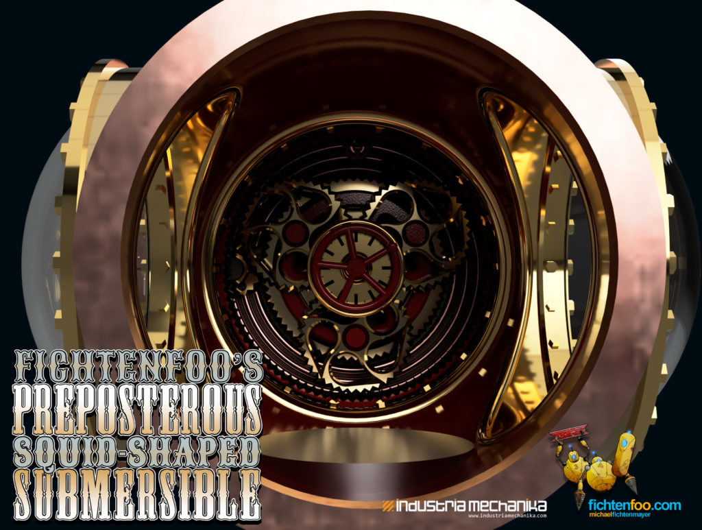 FichtenFoo’s Preposterous Squid-Shaped Submersible (3D Files) – FichtenFoo