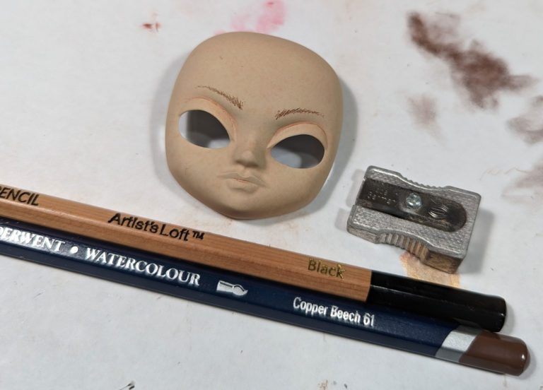 Tutorial » Simple Doll Face-up using my Maude figure – FichtenFoo