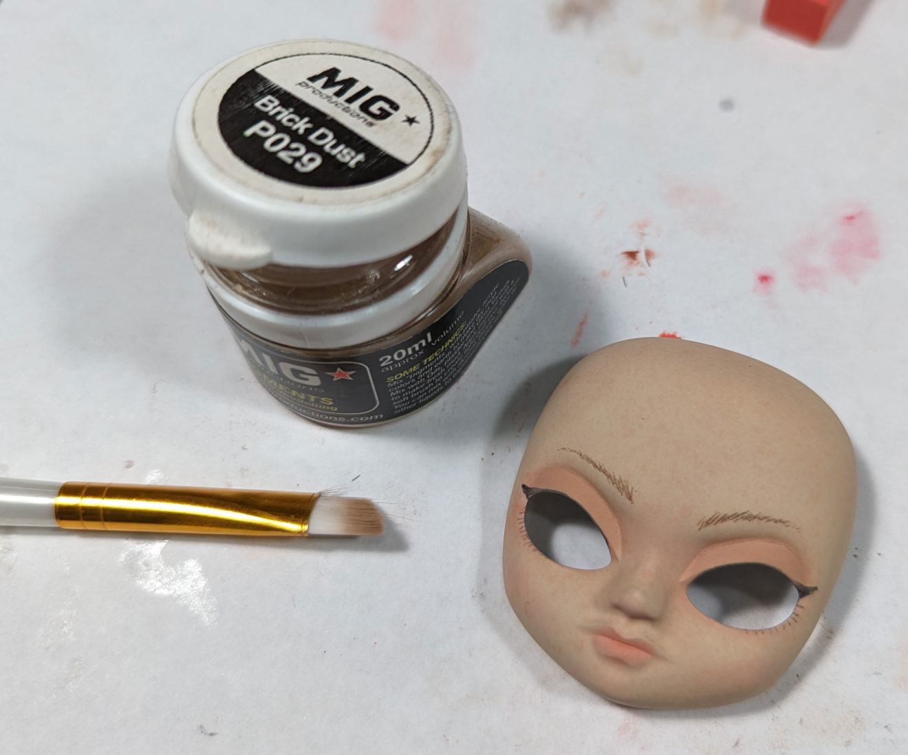 Tutorial » Simple Doll Face-up using my Maude figure – FichtenFoo
