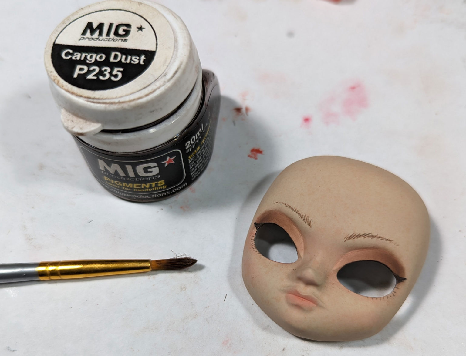 Tutorial » Simple Doll Face-up using my Maude figure – FichtenFoo