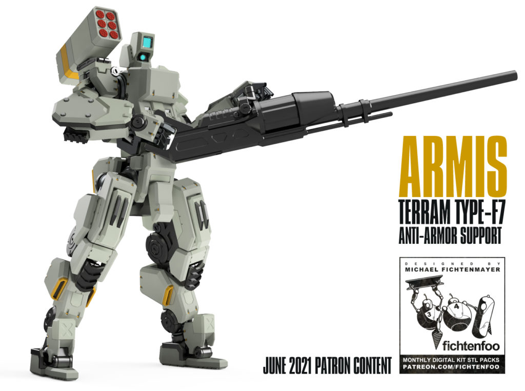 Armis [Terram Type-F7] Mecha (3D PRINT FILES ONLY) – FichtenFoo