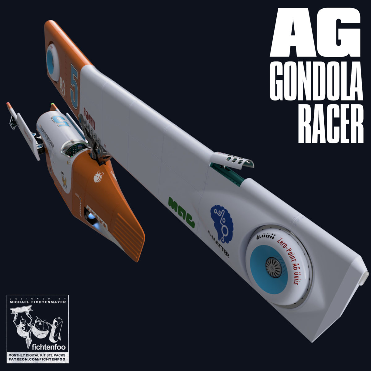 Anti-Gravity Gondola Racer and Cart (Files Only) – FichtenFoo